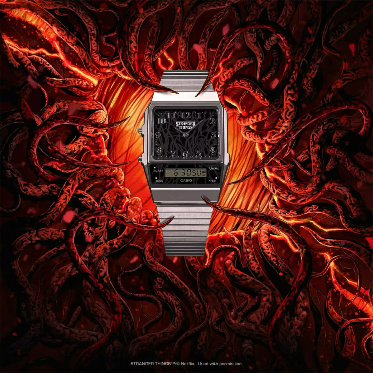 STRANGER THINGS COLLABORATION CASIO VINTAGEAQ-800EST-1A | Watch Legion BD