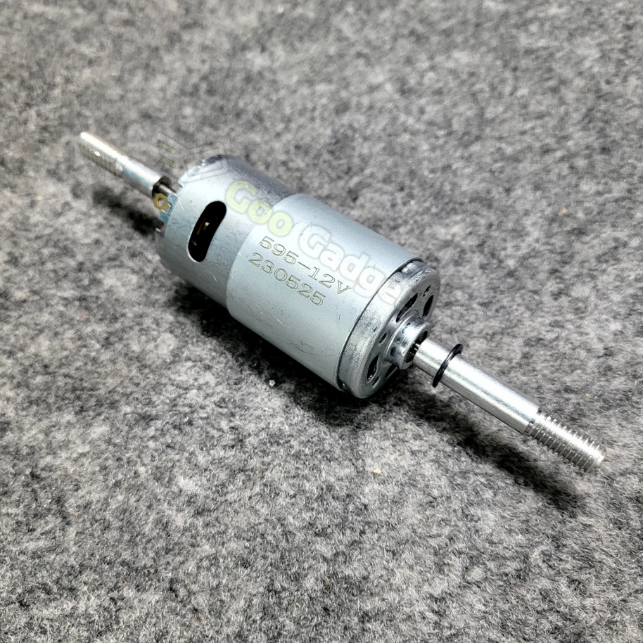 595 12V Max 1A High-Speed Dual Shaft DC Motor – Defender Model | Goo Gadget